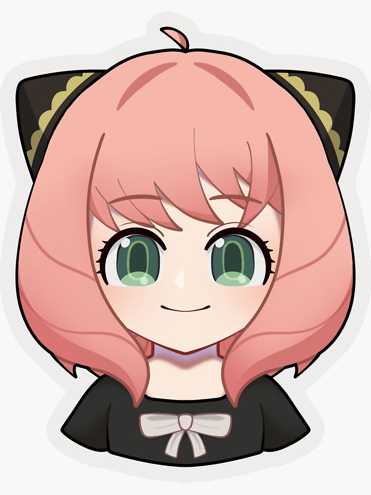 Anya Forger Sticker For Sale By Dendrolily Redbubble