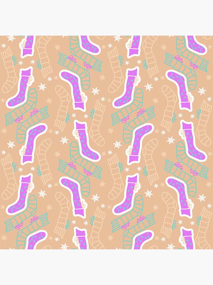 "A set of Christmas seamless backgrounds. Doodle illustration with ...