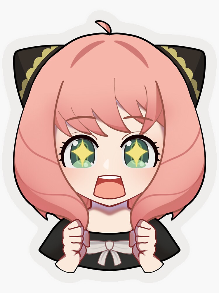 Anya Forger Sticker For Sale By Dendrolily Redbubble
