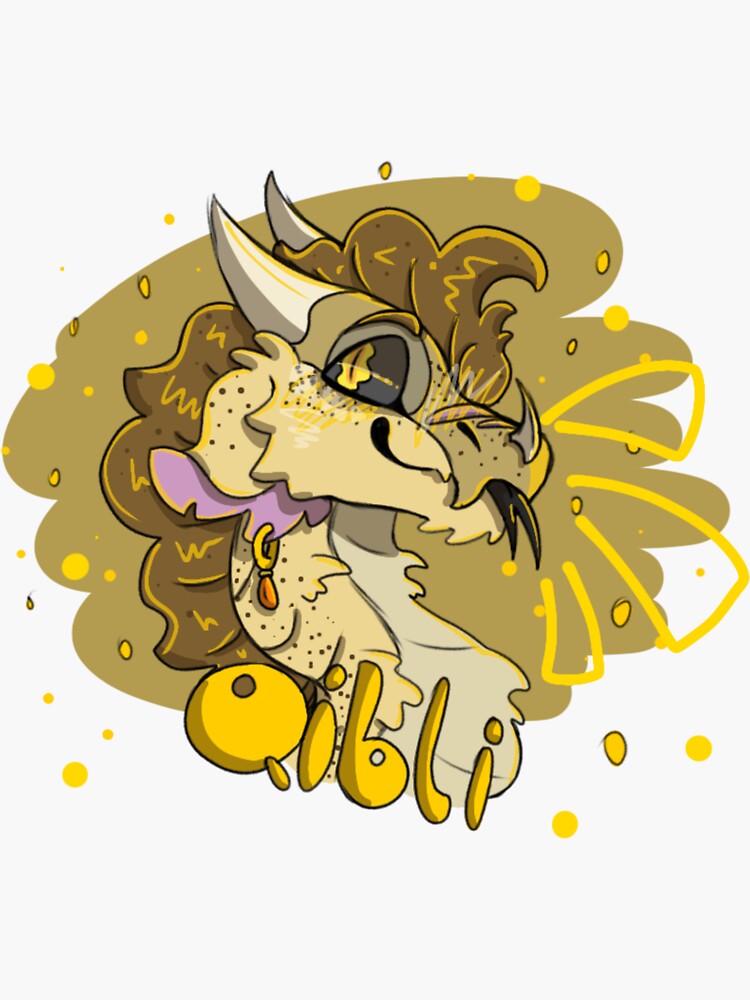 "Qibli" Sticker for Sale by NovaEstrella | Redbubble
