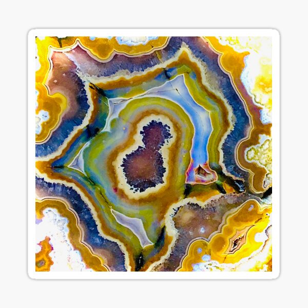 "Geode " Sticker for Sale by EyelandArt | Redbubble