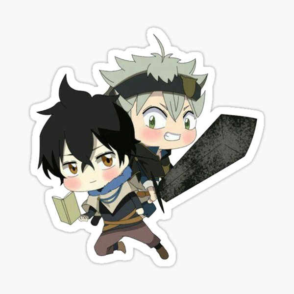 "Asta and secre swallowtail | Black clover" Sticker for Sale by MoEl ...