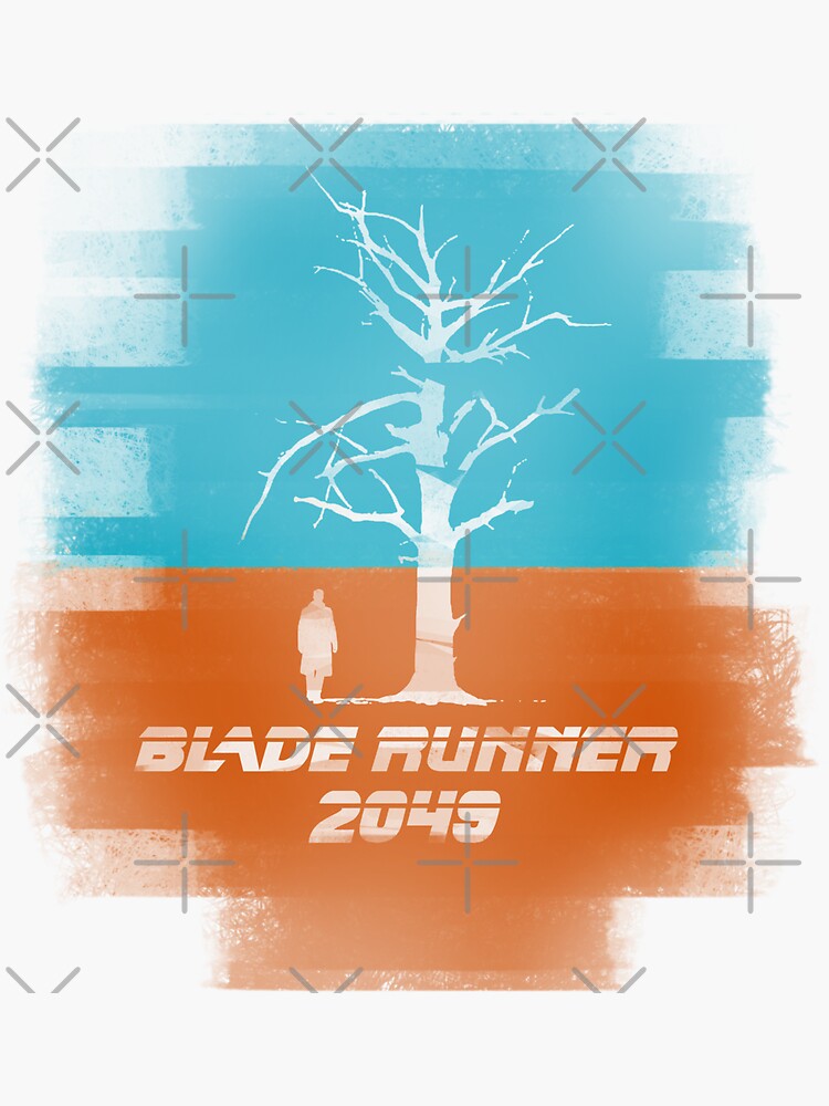 "Blade Runner 2049 Tree v4" Sticker for Sale by VanHand | Redbubble