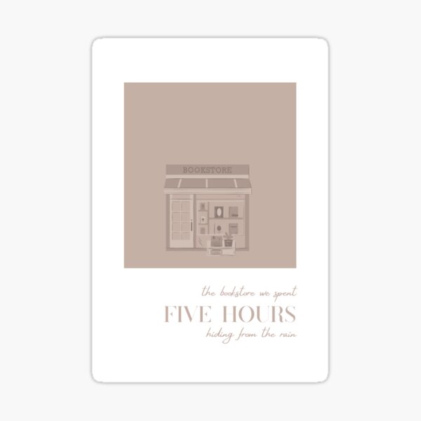 "laufey inspired song lyric print (part of set of 5)" Sticker for Sale ...