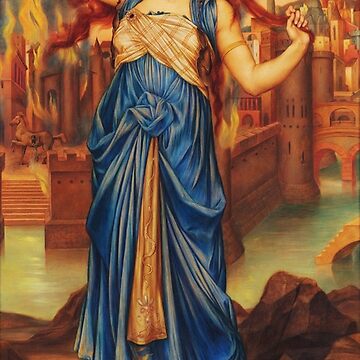 "Cassandra | Evelyn de Morgan | 1898 Pre-Raphaelite Art" Poster for ...