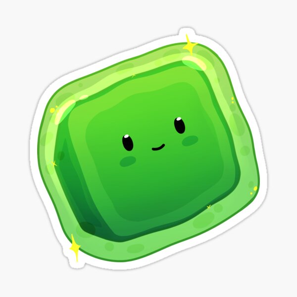 "Minecraft Slime" Sticker for Sale by 137Moon | Redbubble
