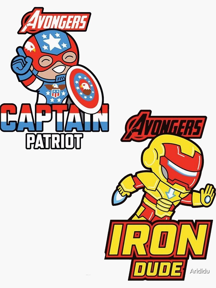 "Avangers" Sticker for Sale by Arididu | Redbubble