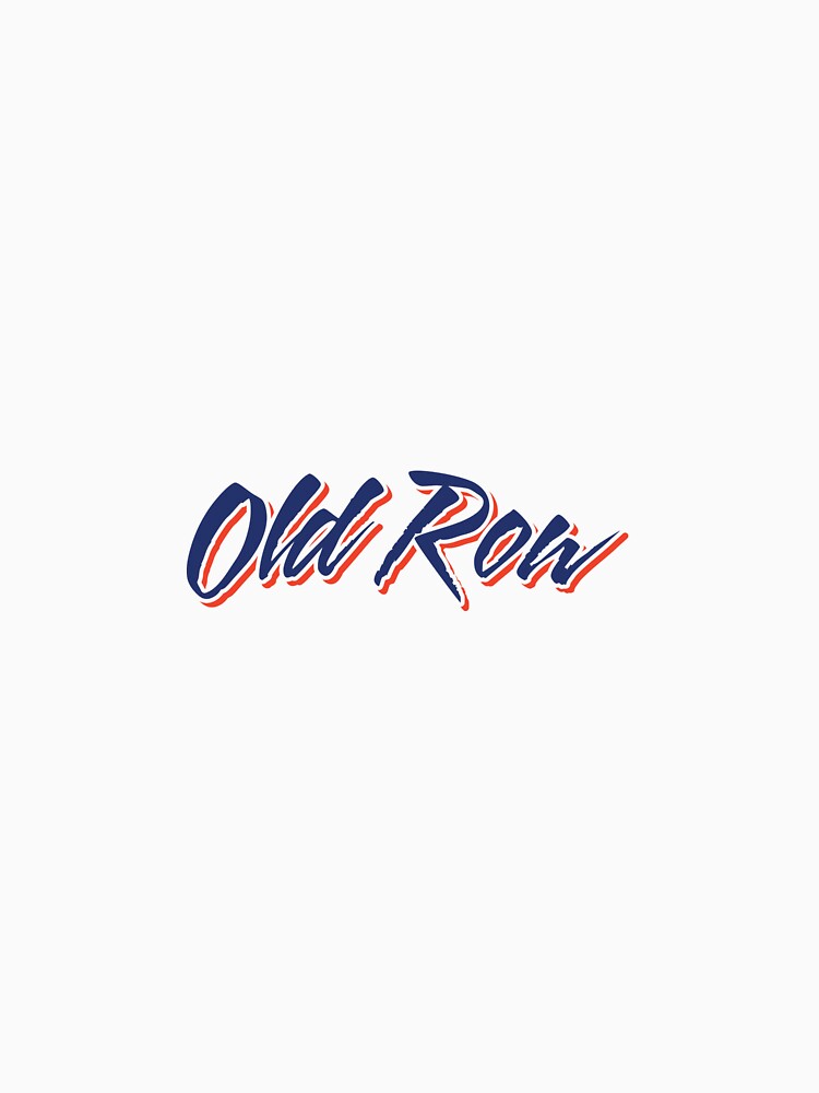 "Old row " T-shirt for Sale by garythesnail04 | Redbubble | old t ...