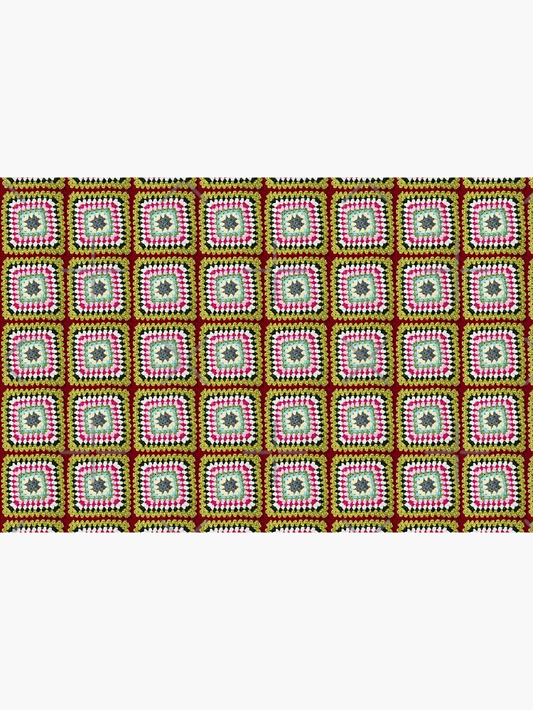 Crochet Granny Square Rainbow Colorful Bath Mat sold by Frail Rakesh ...