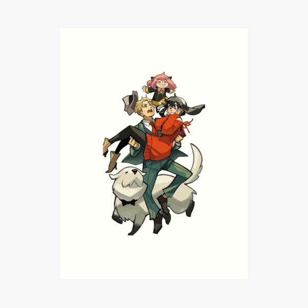 "Bond Forger and Yor Forger and Anya Forger - Spy x Family" Art Print ...