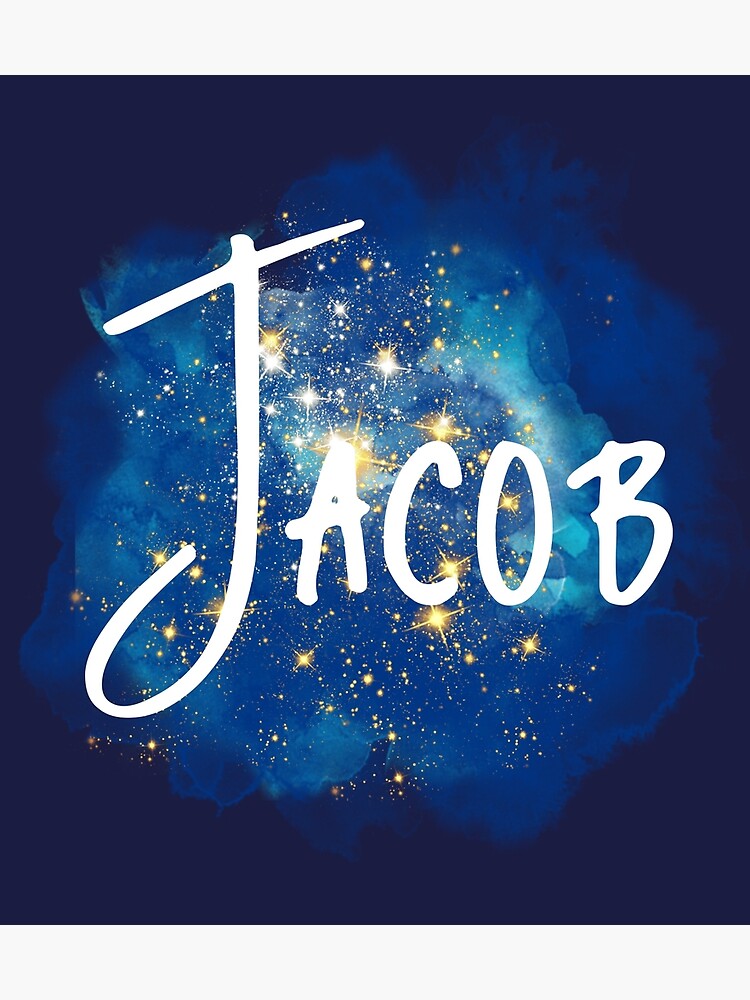 "Jacob, Stars and Watercolor" Poster for Sale by faithtfoster | Redbubble