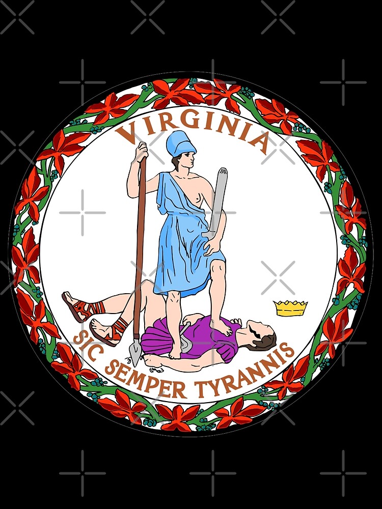 "Virginia Coat of Arms" Poster for Sale by Aleksander37 | Redbubble