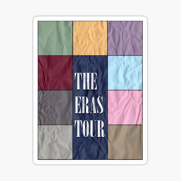 "The Eras Tour Paper Poster Edit" Sticker for Sale by sarascoprox ...