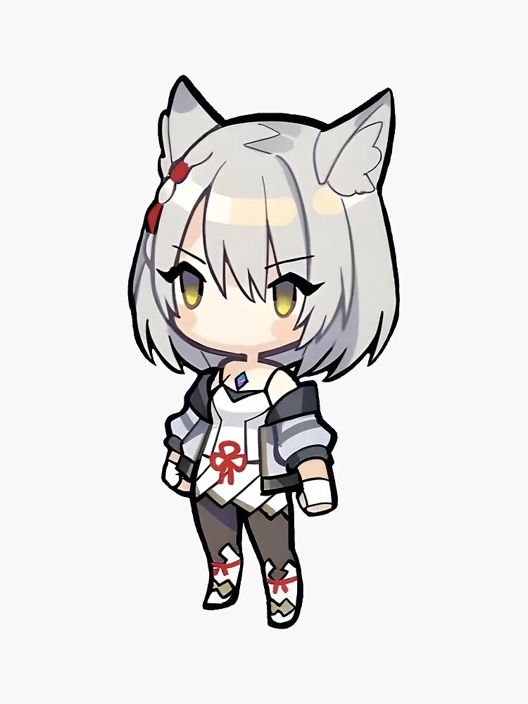 "Chibi Mio" Sticker for Sale by GildedVoss | Redbubble