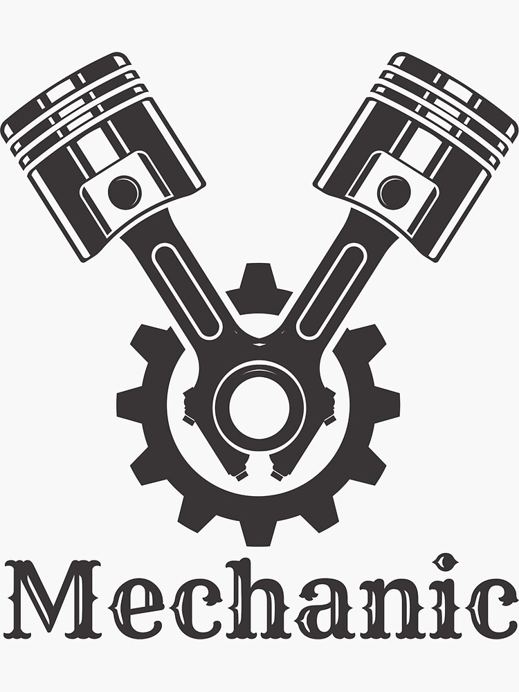 "Mechanic" Sticker for Sale by nacidon | Redbubble
