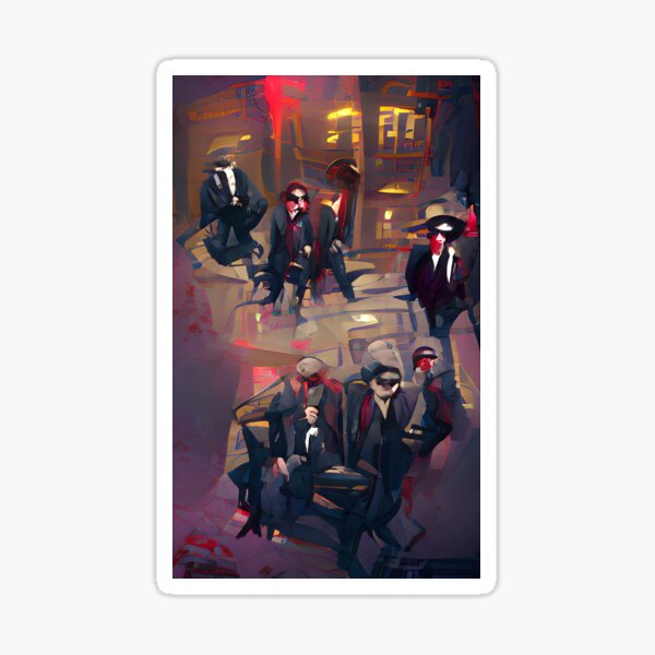 "Mafia" Sticker for Sale by ZvezdanArt | Redbubble