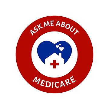 "Ask Me About Medicare" Sticker for Sale by SelectShirts | Redbubble