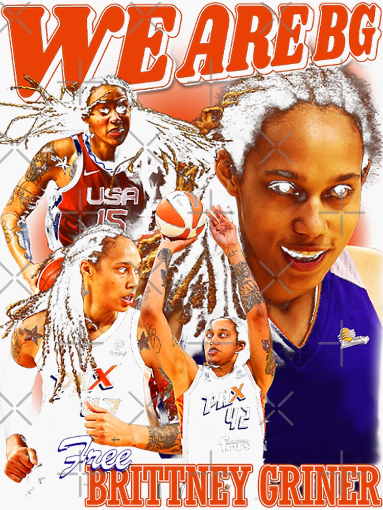 "Brittney Griner Bootleg" Sticker for Sale by rheeantoso | Redbubble