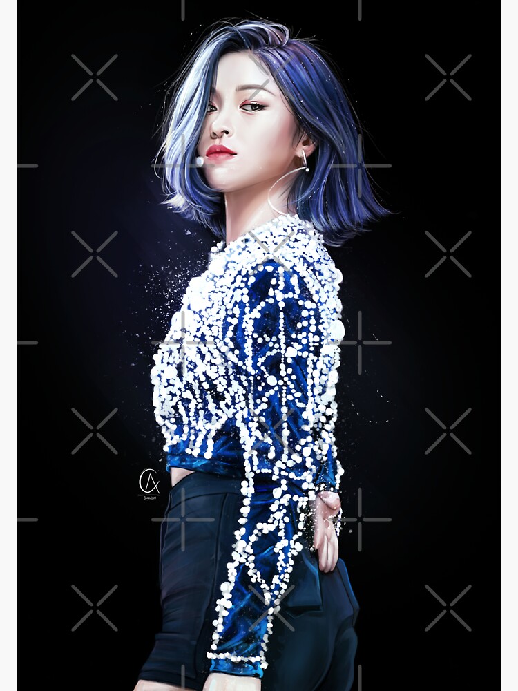 "Itzy - Shin Ryujin" Sticker for Sale by CANSUAKND | Redbubble