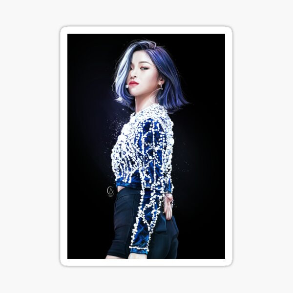 "Itzy - Shin Ryujin" Sticker for Sale by CANSUAKND | Redbubble