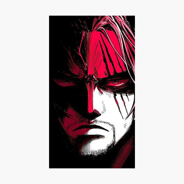 "SHANKS ONE PIECE / SHANKS RED HAIR / ONE PIECE BLACK" Photographic ...