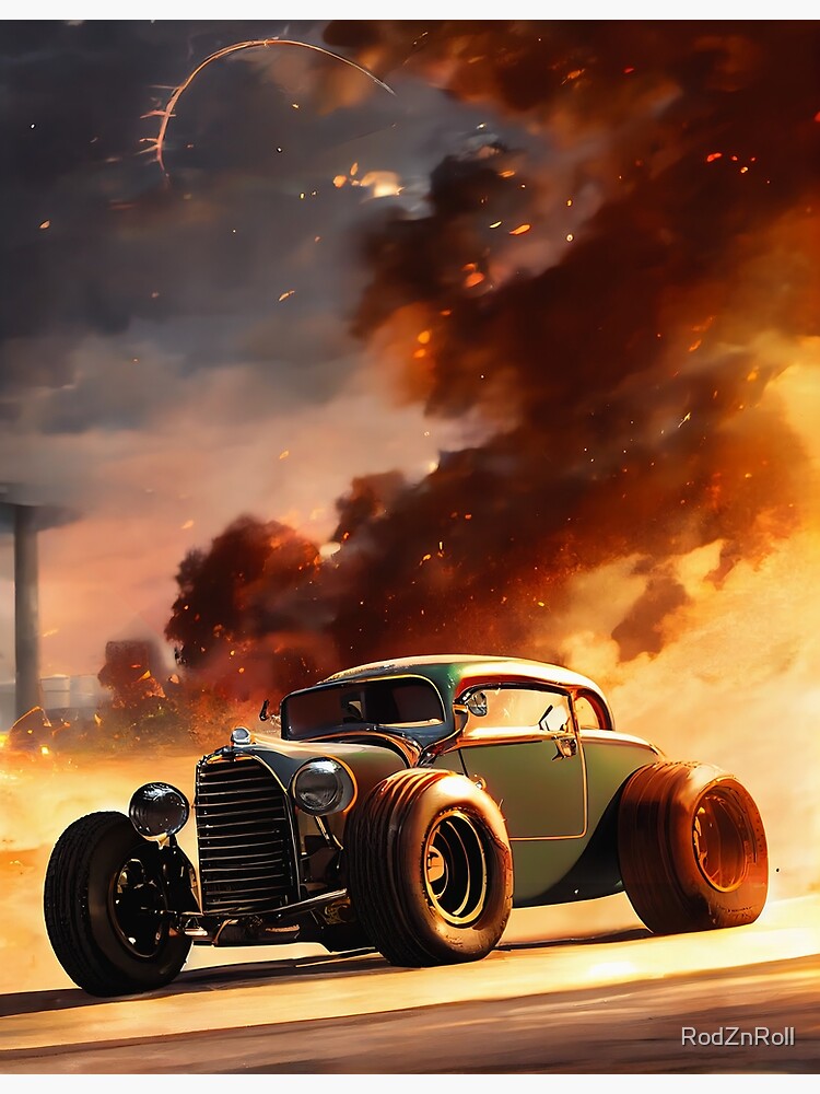 Póster «Escena de acción de Hot Rod, un regalo perfecto para todos los ...