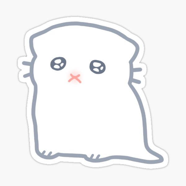 "sad cat" Sticker for Sale by superaenbow | Redbubble