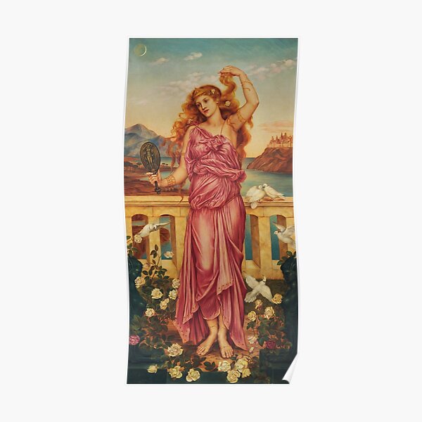"Helen of Troy | Evelyn de Morgan | 1898 Pre-Raphaelite Art" Poster for ...