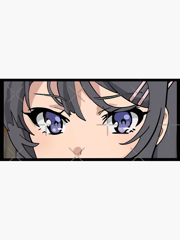 "Mia Sakurajima Peeper" Sticker for Sale by birdyard23 | Redbubble