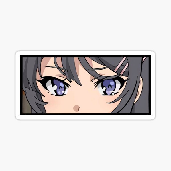 "Mia Sakurajima Peeper" Sticker for Sale by birdyard23 | Redbubble