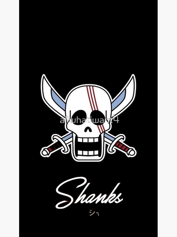 "SHANKS ONE PIECE / SHANKS RED HAIR / ONE PIECE / SHANKS FLAG" Poster ...