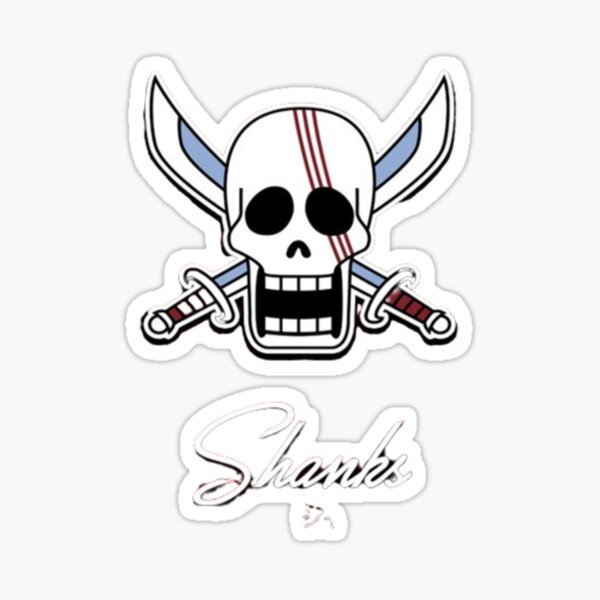 Pegatina «SHANKS ONE PIECE / SHANKS RED HAIR / ONE PIECE / SHANKS ...