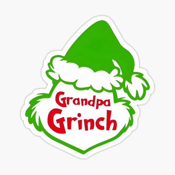 "grinch basic" Sticker for Sale by AugustGottsc | Redbubble
