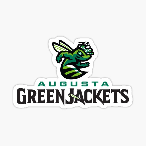 "The-Augusta-GreenJackets-Logo" Sticker for Sale by MasArt1 | Redbubble