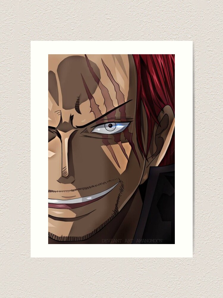 " SHANKS ONE PIECE / SHANKS RED HAIR / ONE PIECE / SHANKS EYES" Art ...