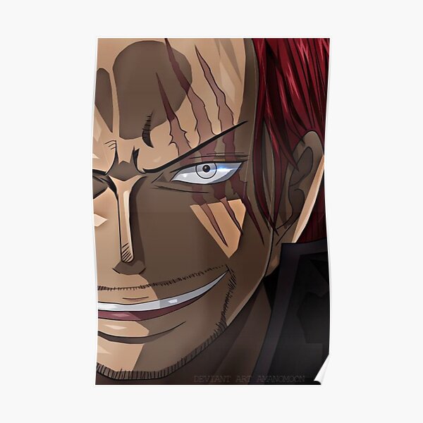 " SHANKS ONE PIECE / SHANKS RED HAIR / ONE PIECE / SHANKS EYES" Poster ...