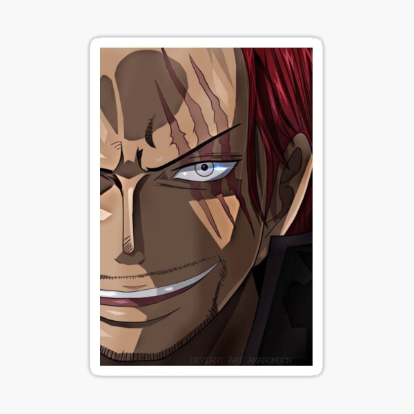 Pegatina « SHANKS ONE PIECE / SHANKS RED HAIR / ONE PIECE / SHANKS EYES ...