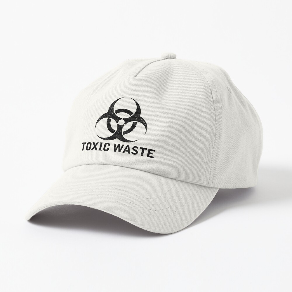 "TOXIC WASTE word with Biohazard symbol" Sticker for Sale by ...
