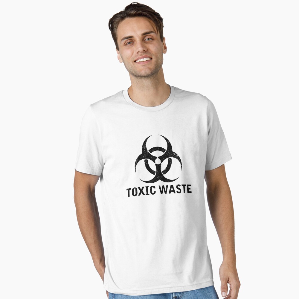 "TOXIC WASTE word with Biohazard symbol" Sticker for Sale by ...