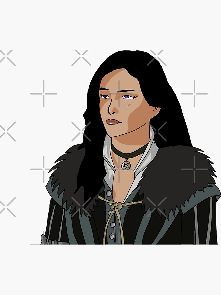 "Yennefer of Vengerberg" Sticker for Sale by XavierAndrews | Redbubble
