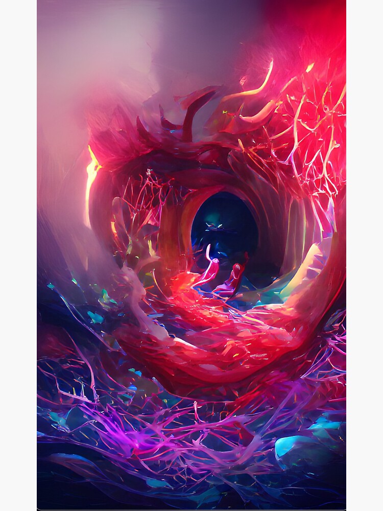 "Inside a burst blood vessel" Sticker for Sale by zorropriest | Redbubble
