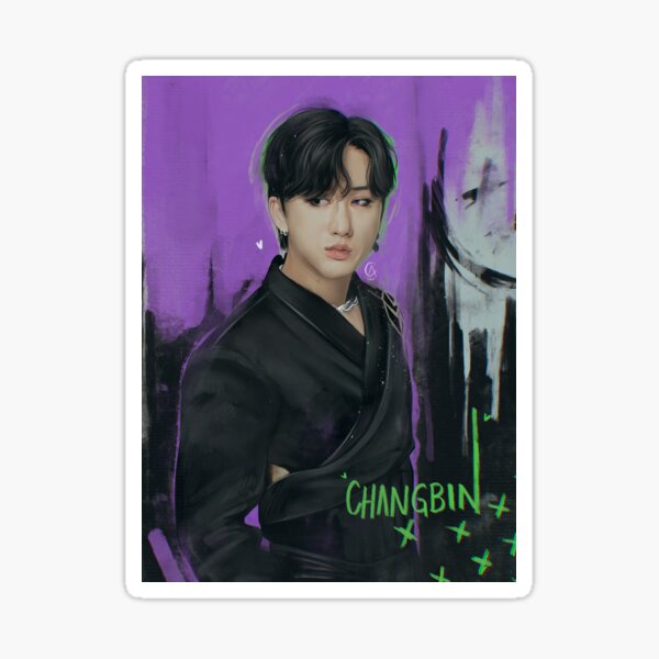 "Stray Kids - Changbin" Sticker for Sale by CANSUAKND | Redbubble