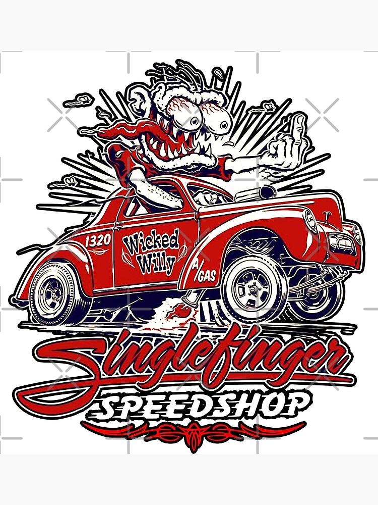 "Hot rod Speed Shop" Poster for Sale by kasperrelay | Redbubble