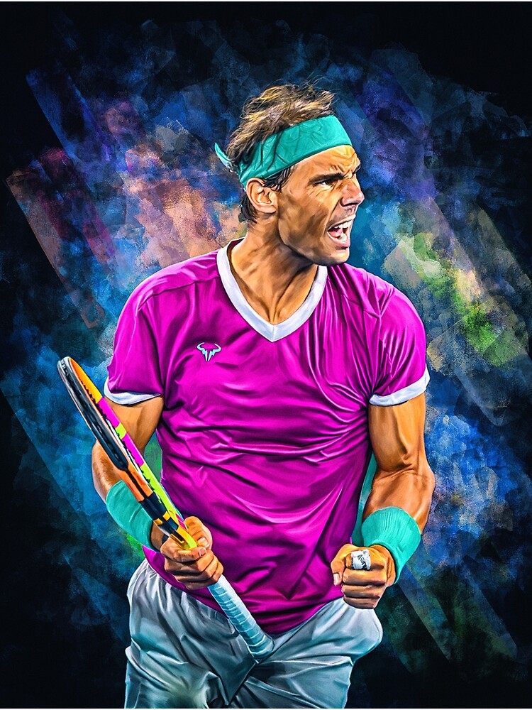 "Rafael Nadal come on roar gesture Australian open 2022. Digital ...