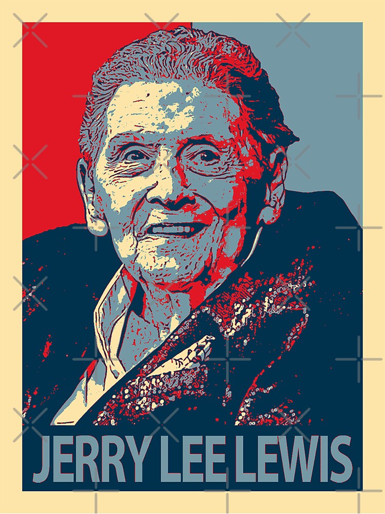 "Jerry Lee Lewis" Sticker for Sale by VinnyCoffey | Redbubble