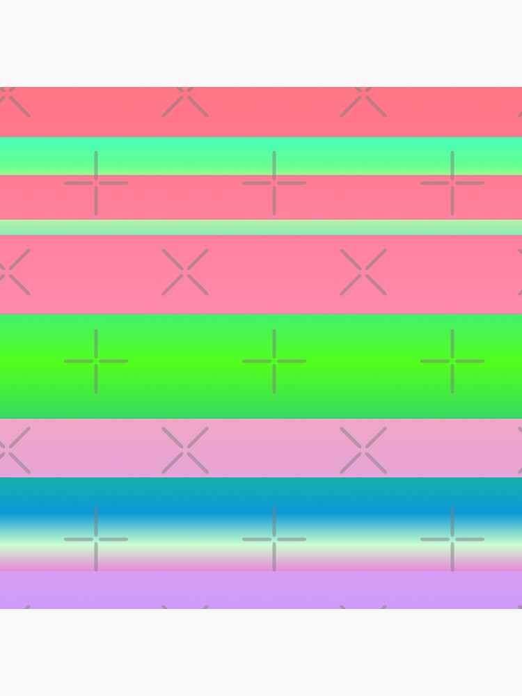"Pink green blue color palette | Pink green blue color scheme" Sticker ...