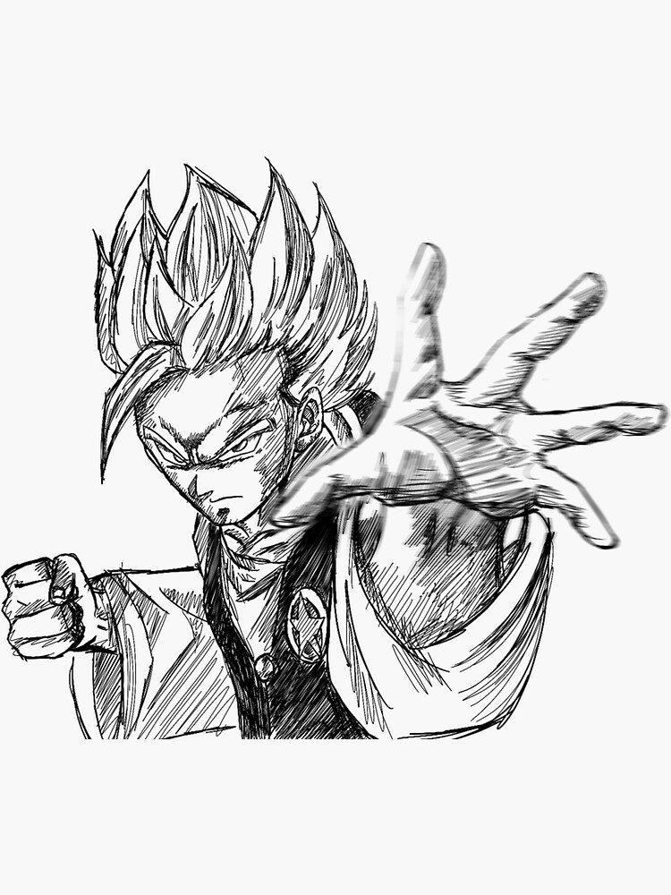 "SS2 Gohan" Sticker for Sale by Moogs-Caves | Redbubble