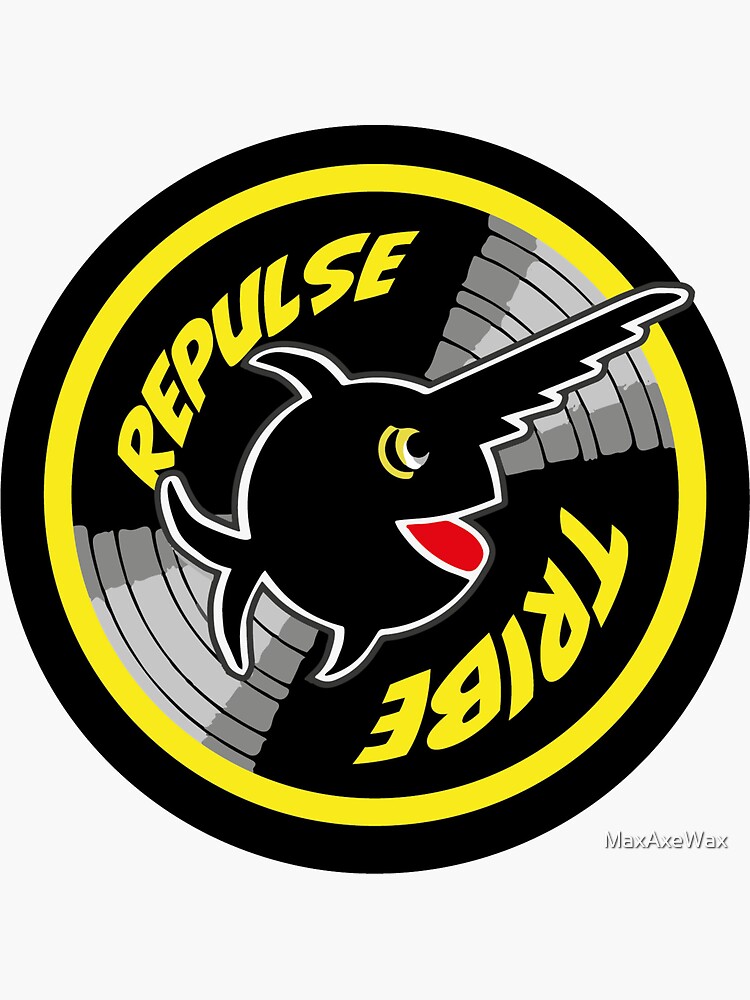 "Repulse tribe logo" Sticker for Sale by MaxAxeWax | Redbubble