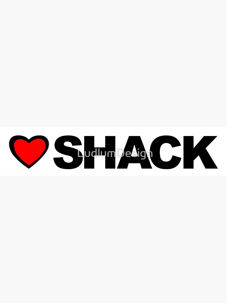 "Love Shack" Sticker for Sale by LudlumDesign | Redbubble