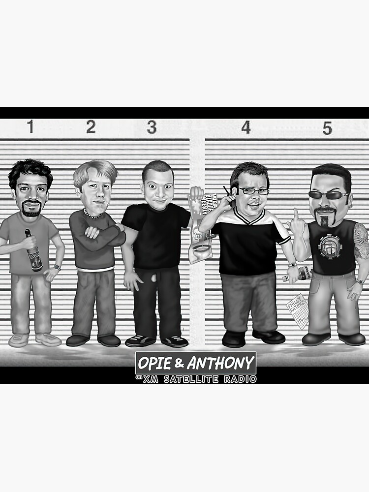 "Opie & Anthony Lineup" Sticker for Sale by ClassicOandA | Redbubble